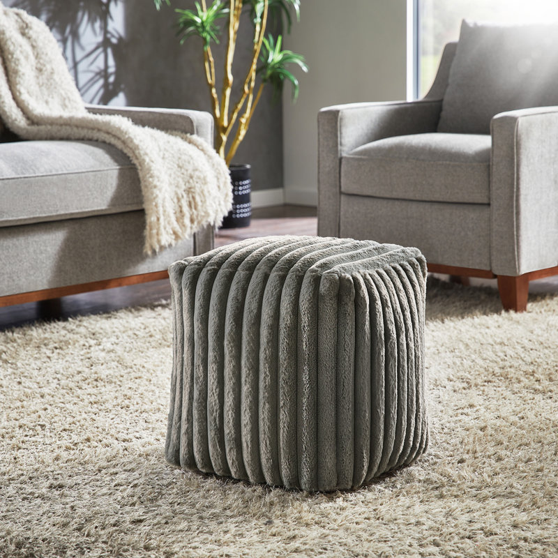 Willa Arlo™ Interiors Doniphan Upholstered Square Pouf Ottoman & Reviews | Wayfair